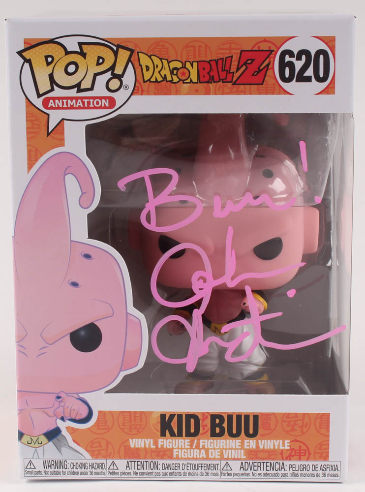 Josh Martin Signed "Dragon Ball Z" #620 Kid Buu Funko Pop! Vinyl Figure ...