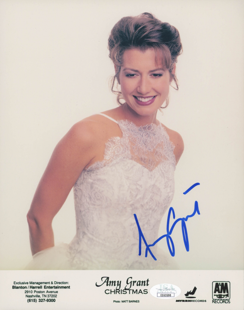 Amy Grant Signed 8x10 Photo (JSA COA) | Pristine Auction