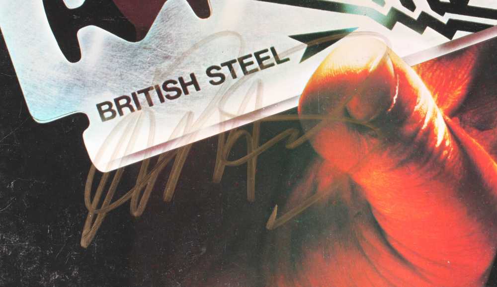 Rob Halford Signed "British Steel" Vinyl Record Album (PSA COA ...
