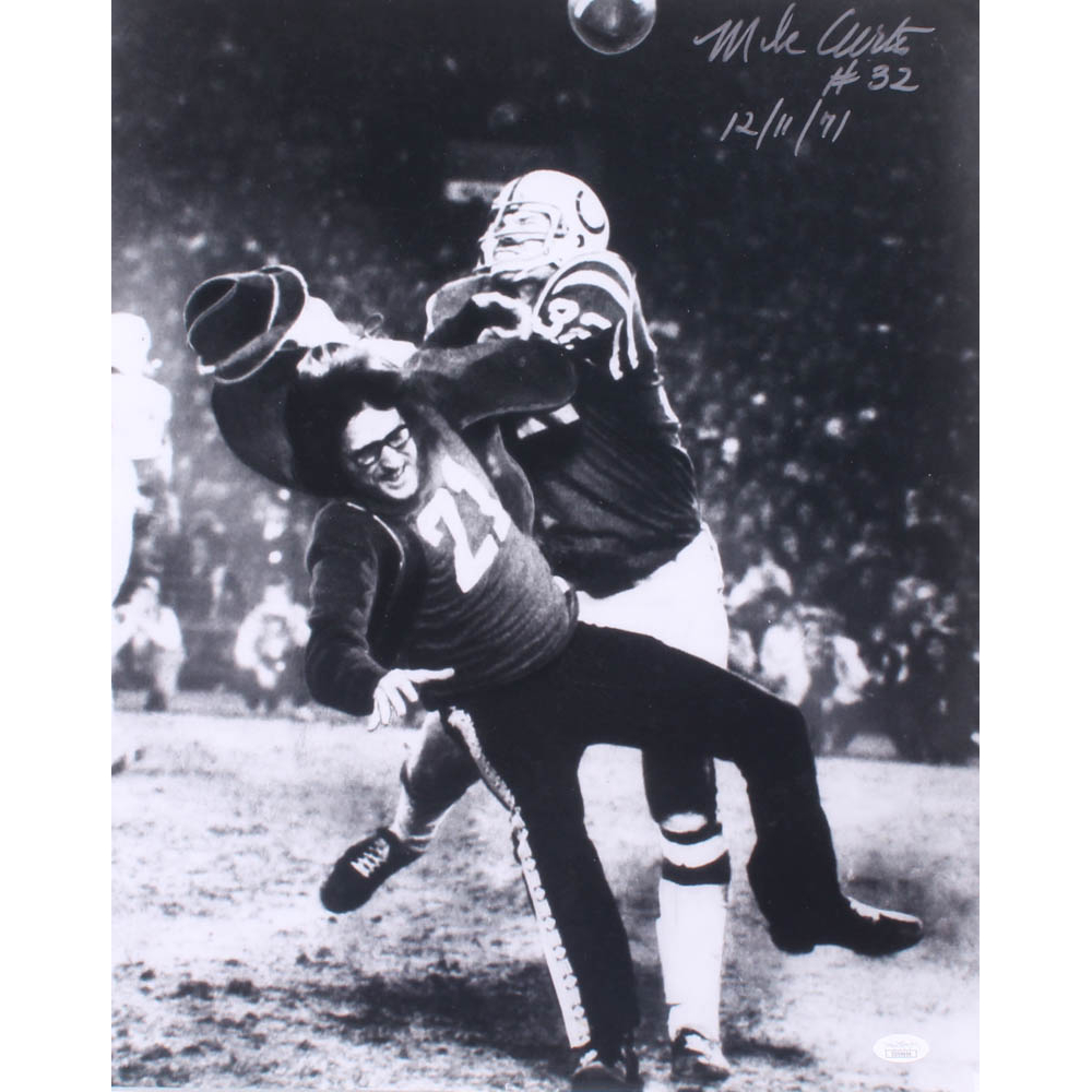Mike Curtis Signed Colts 16x20 Photo Inscribed "12 / 11 / 71" (JSA COA ...