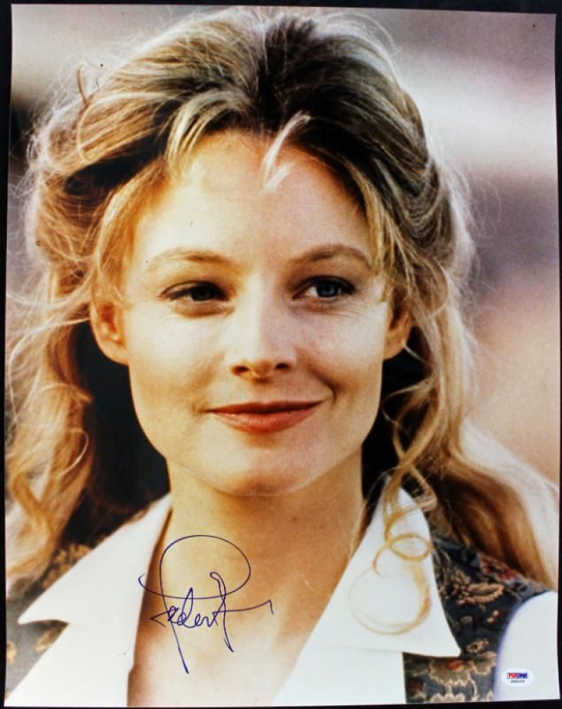 Jodie Foster Signed 16x20 Photo (PSA COA) | Pristine Auction