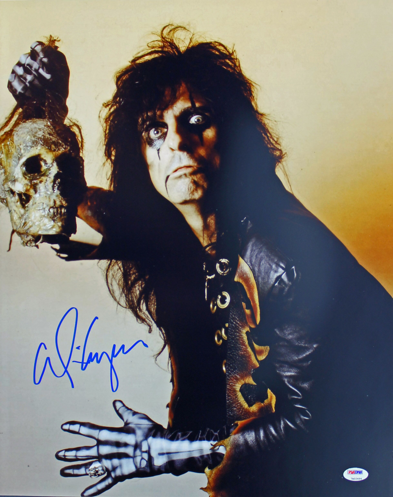 Alice Cooper Signed 16x20 Photo (PSA COA) | Pristine Auction