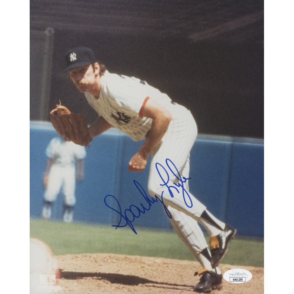 Sparky Lyle Signed Yankees 8x10 Photo (JSA COA) | Pristine Auction
