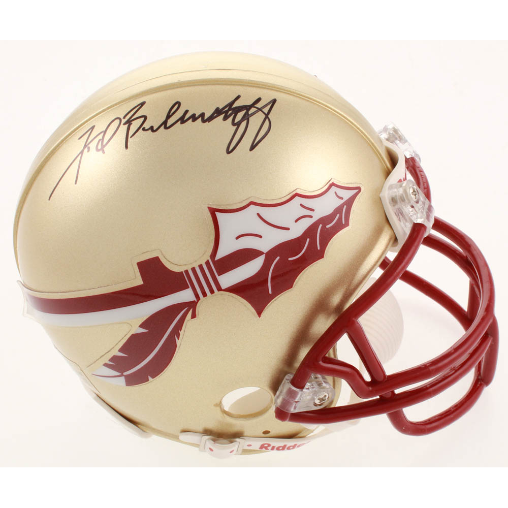 Fred Biletnikoff Signed Florida State Seminoles Mini-Helmet Inscribed ...