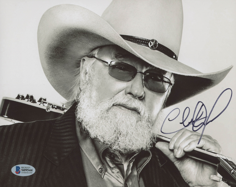 Charlie Daniels Signed 8x10 Photo (Beckett COA) | Pristine Auction