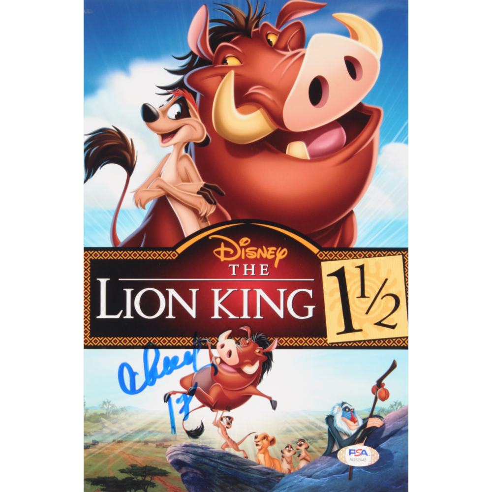 Cheech Marin Signed "The Lion King 1 1/2" 8x12 Photo Inscribed "17 ...