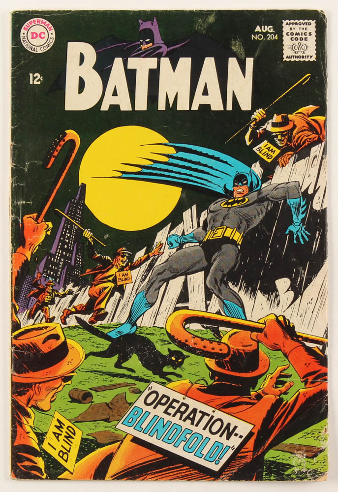 1968 "Batman" Issue #204 DC Comic Book | Pristine Auction