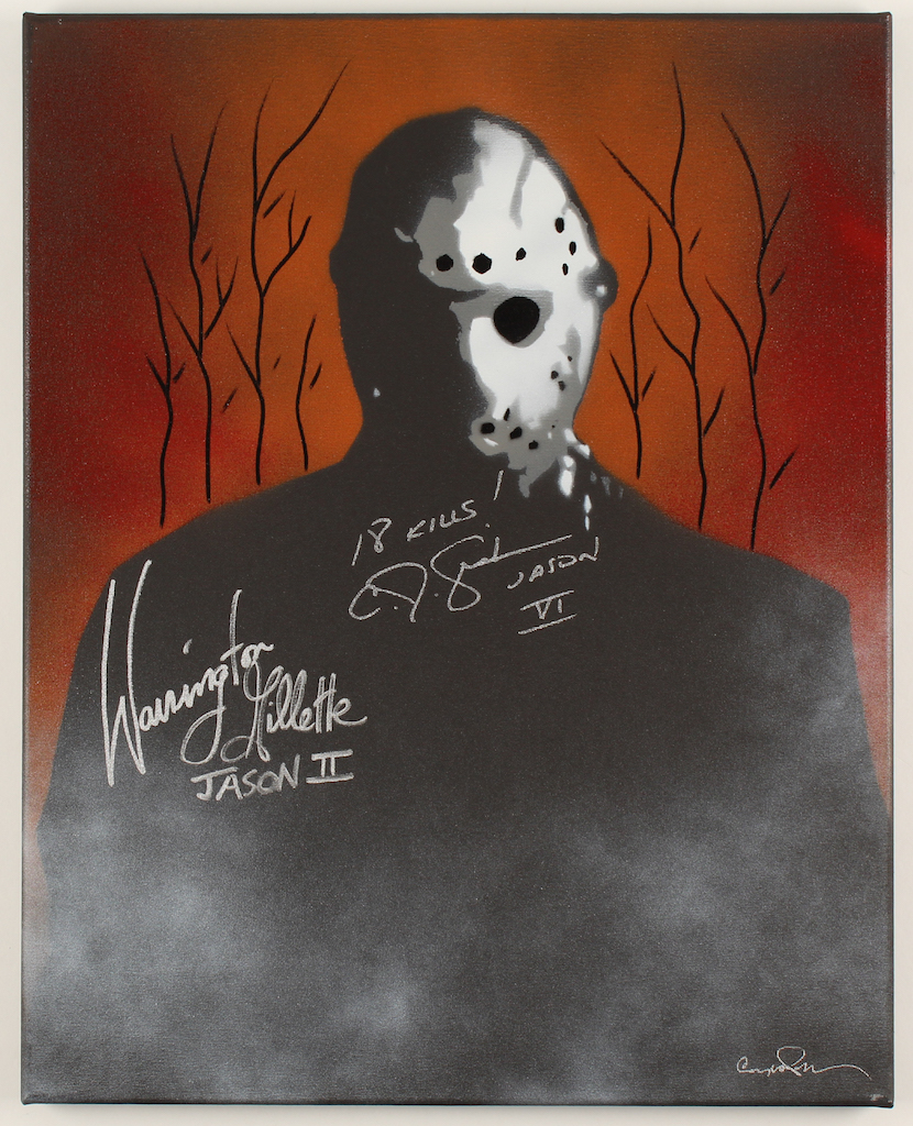 Warrington Gillette & C. J. Graham Signed "Friday the 13th" 16x20 ...
