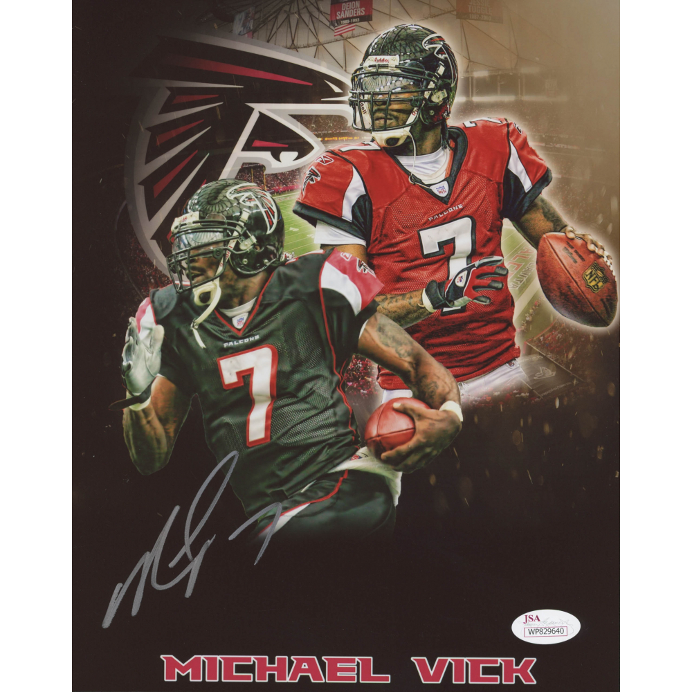 Michael Vick Signed Falcons 8x10 Photo (JSA COA) | Pristine Auction
