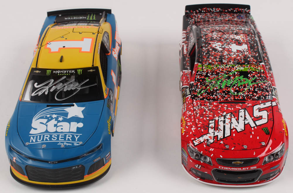 Lot of (2) Kurt Busch Signed LE 1:24 Scale Die Cast Cars with (1) #41 ...