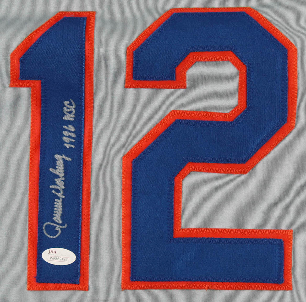 Ron Darling Signed Jersey Inscribed "1986 WSC" (JSA COA) | Pristine Auction