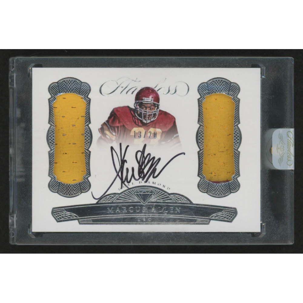 Marcus Allen 2017 Panini Encased Flawless Collegiate Dual Diamond ...
