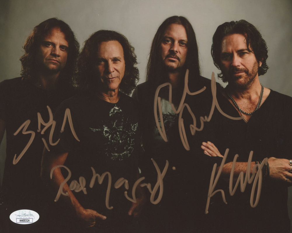 Winger 8x10 Photo Band-Signed by (4) With Kip Winger, Paul Young, Rod ...