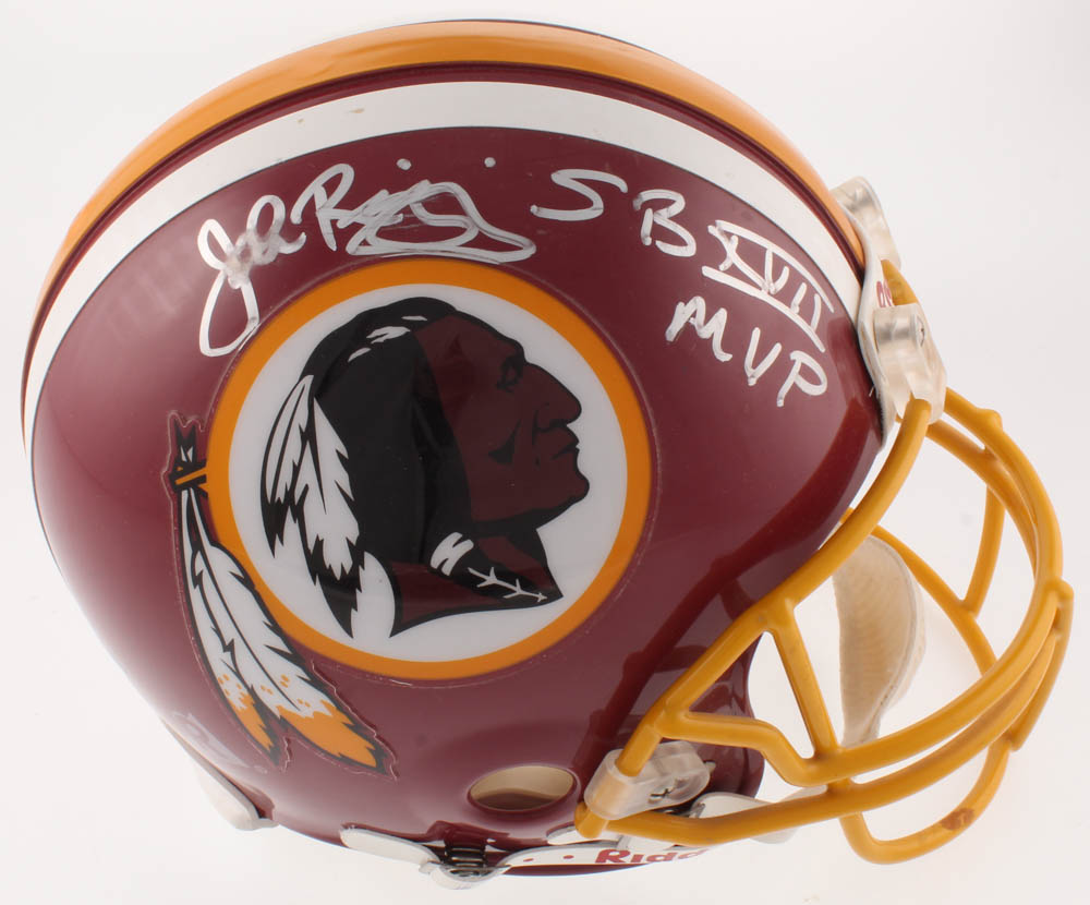 John Riggins Signed Redskins Full-Size Authentic On-Field Helmet ...