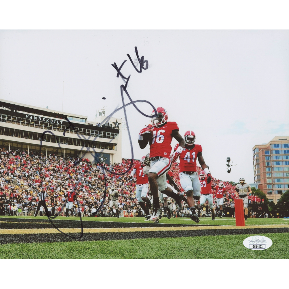 Isaiah McKenzie Signed Georgia Bulldogs 8x10 Photo (JSA COA) | Pristine ...