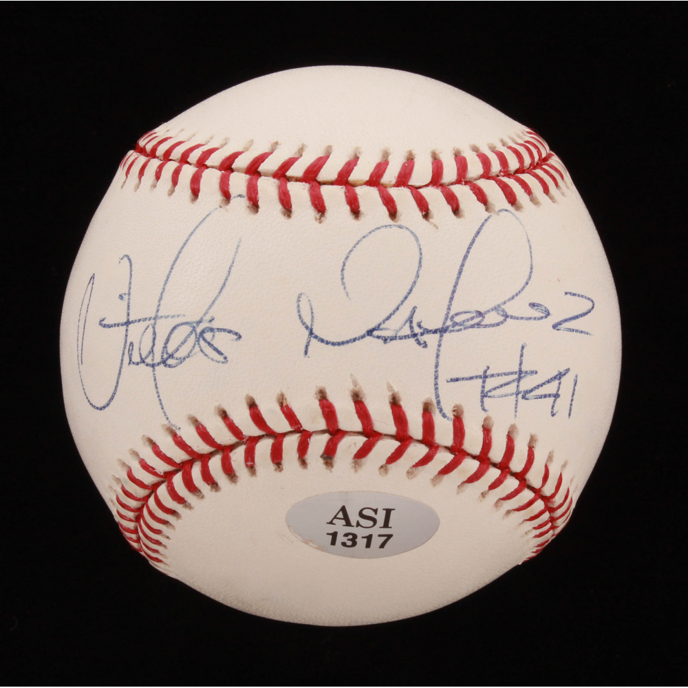 Victor Martinez Signed OML Baseball (JSA COA) | Pristine Auction