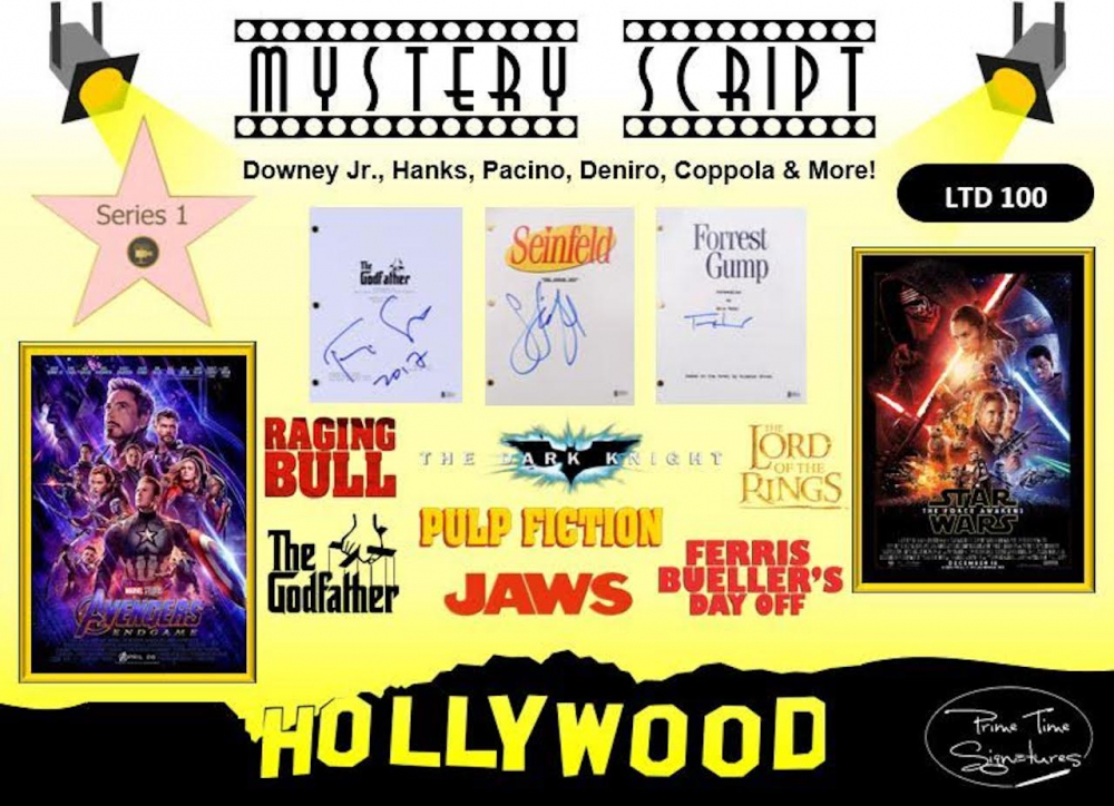 Hollywood Script Mystery Box - Series 1 | Pristine Auction