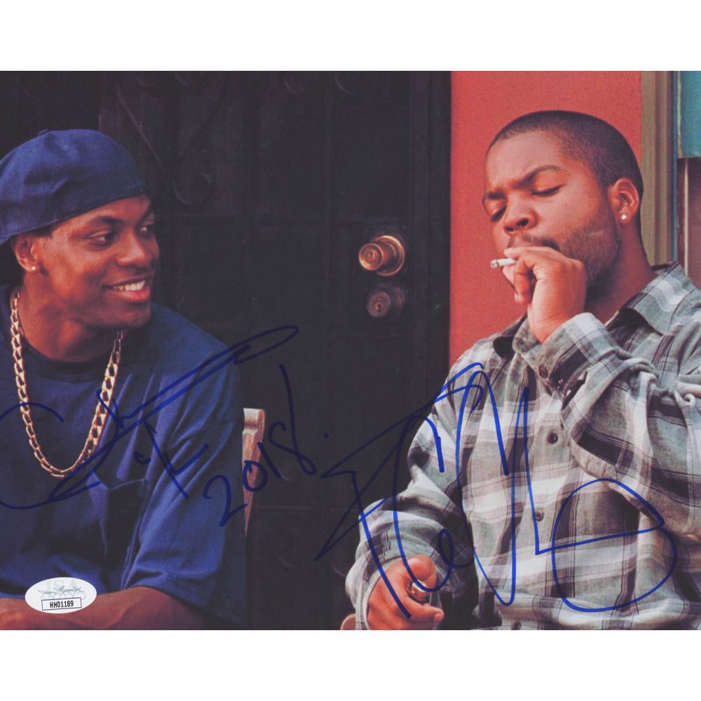 Ice Cube & Chris Tucker Signed "Friday" 8x10 Photo Inscribed "2018 ...