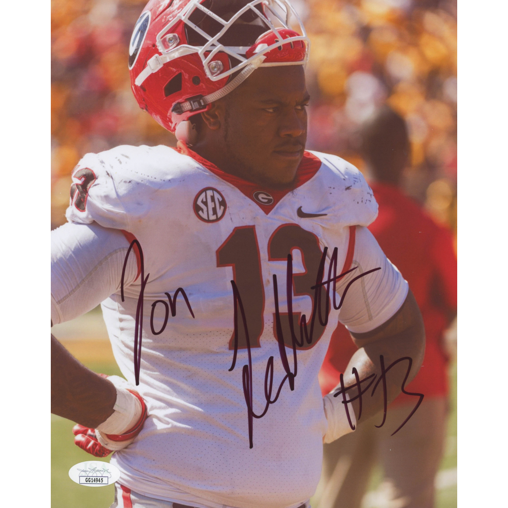 Jonathan Ledbetter Signed Georgia Bulldogs 8x10 Photo (JSA COA ...
