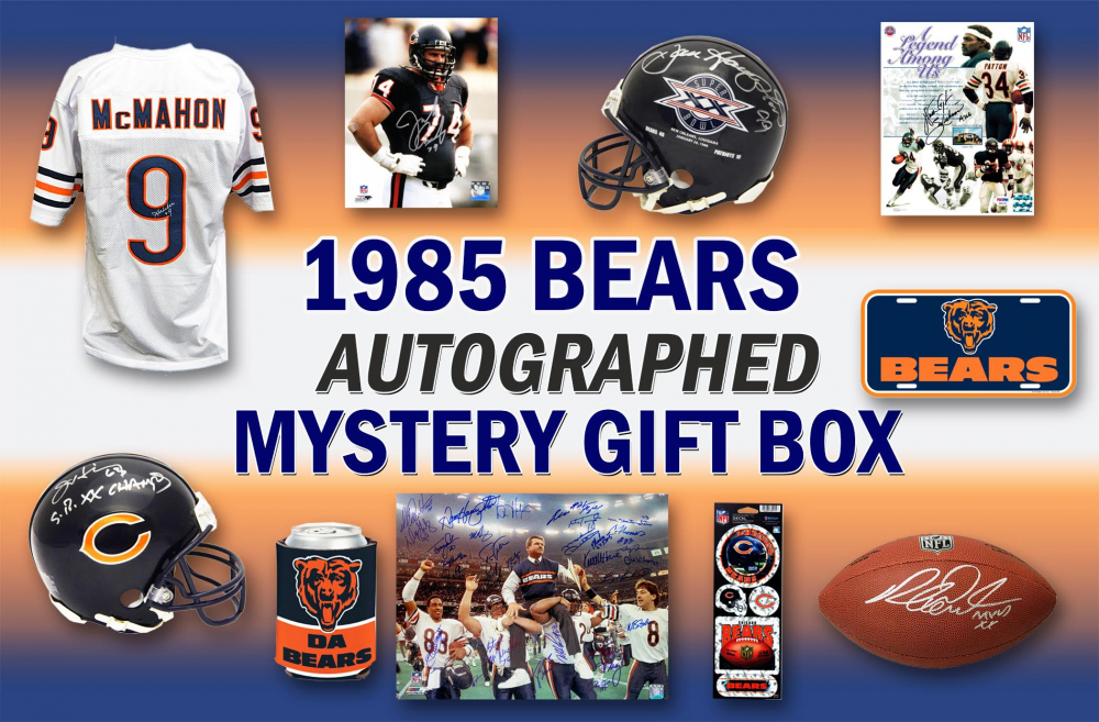 Schwartz Sports 1985 Chicago Bears World Champs Mystery Autograph Gift ...