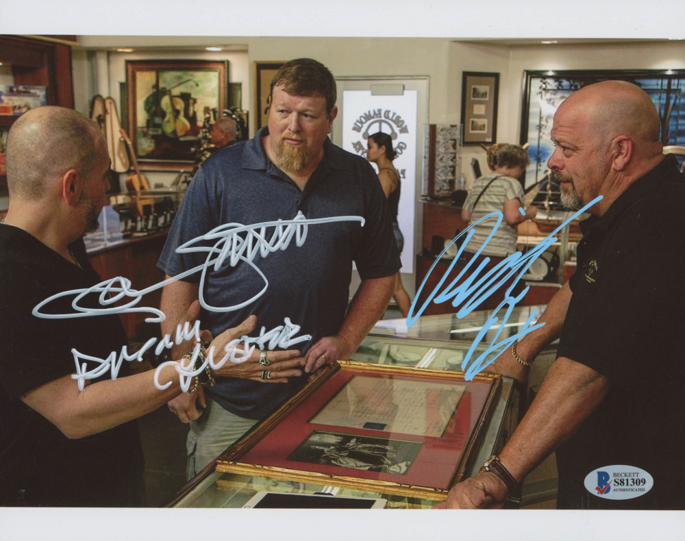 Rick Harrison & Steve Grad Signed "Pawn Stars" 8x10 Photo Inscribed ...