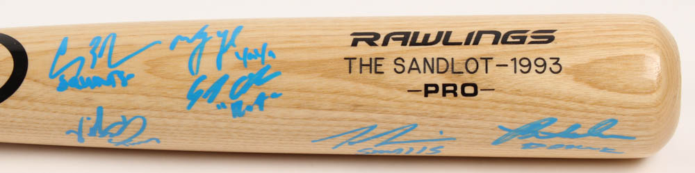 "The Sandlot" Rawlings Pro Baseball Bat signed by (6) with Tom Guiry ...