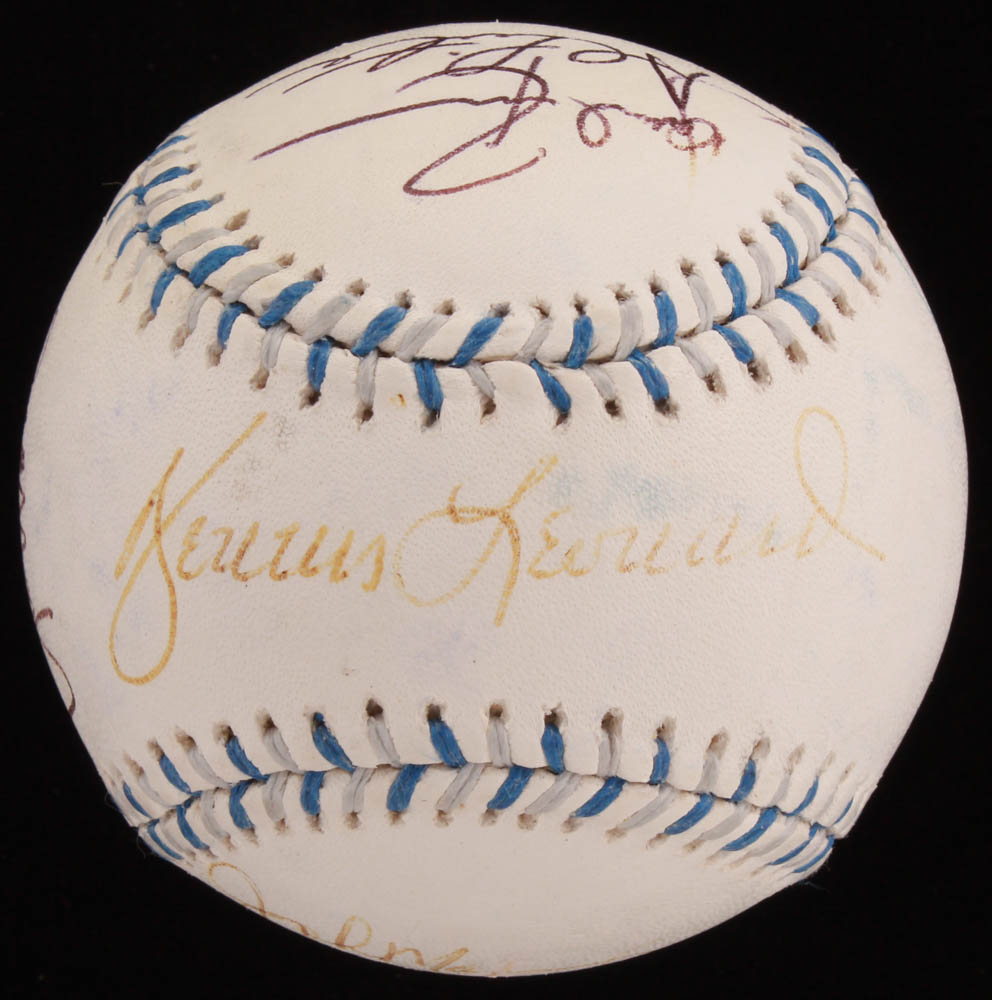 2012 All-Star Game Baseball Signed By (8) With Clayton Kershaw, Sean Casey, John Mayberry, Al ...