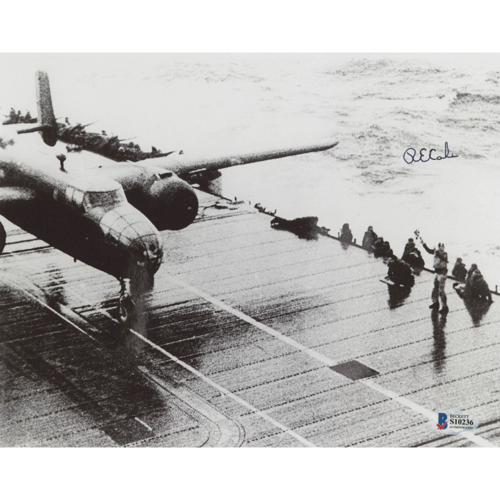 Richard E. Cole Signed World War II 8x10 Photo (Beckett COA) | Pristine ...