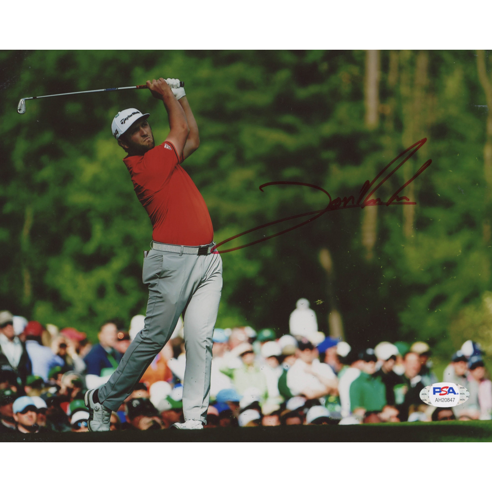 Jon Rahm Signed 8x10 Photo (PSA COA) | Pristine Auction