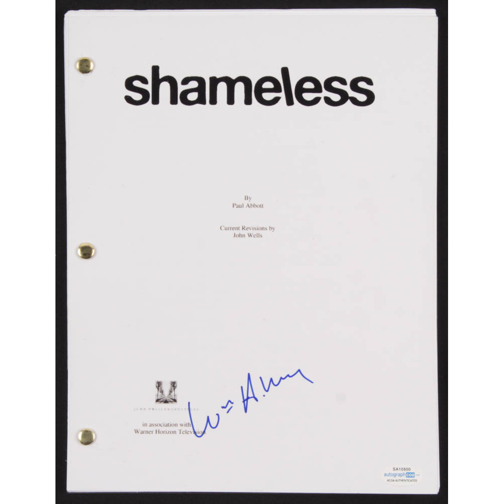 William H. Macy Signed "Shameless" Episode Script (ACOA COA) | Pristine ...