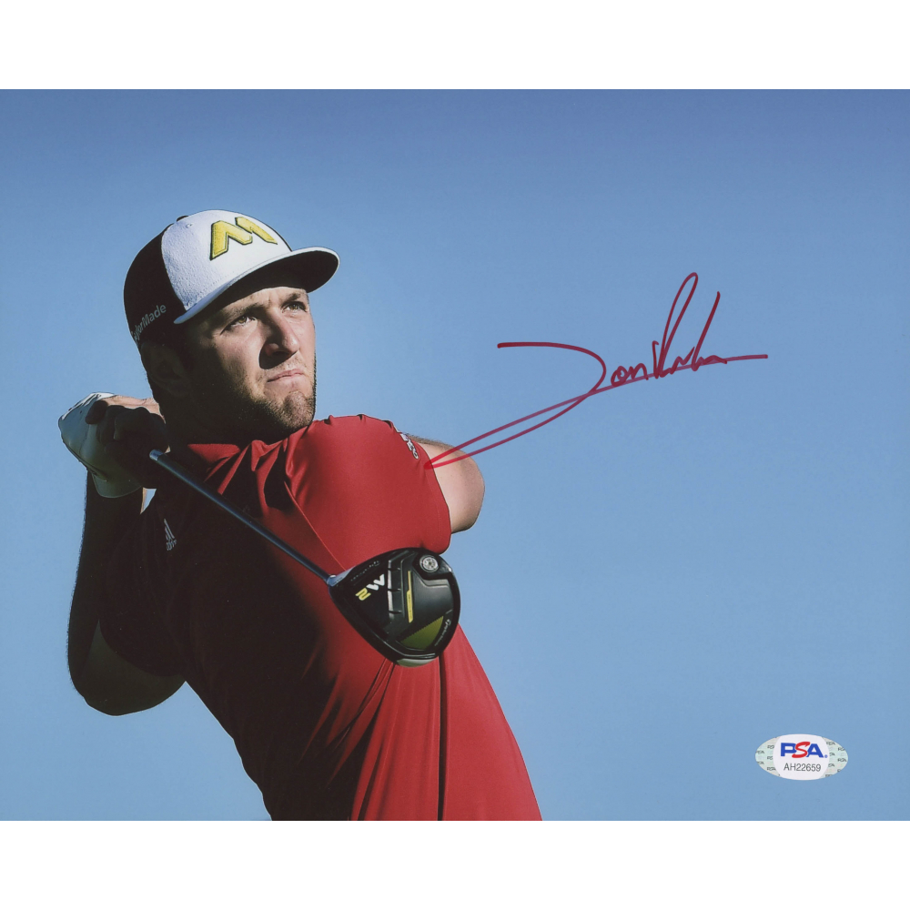 Jon Rahm Signed 8x10 Photo (PSA COA) | Pristine Auction