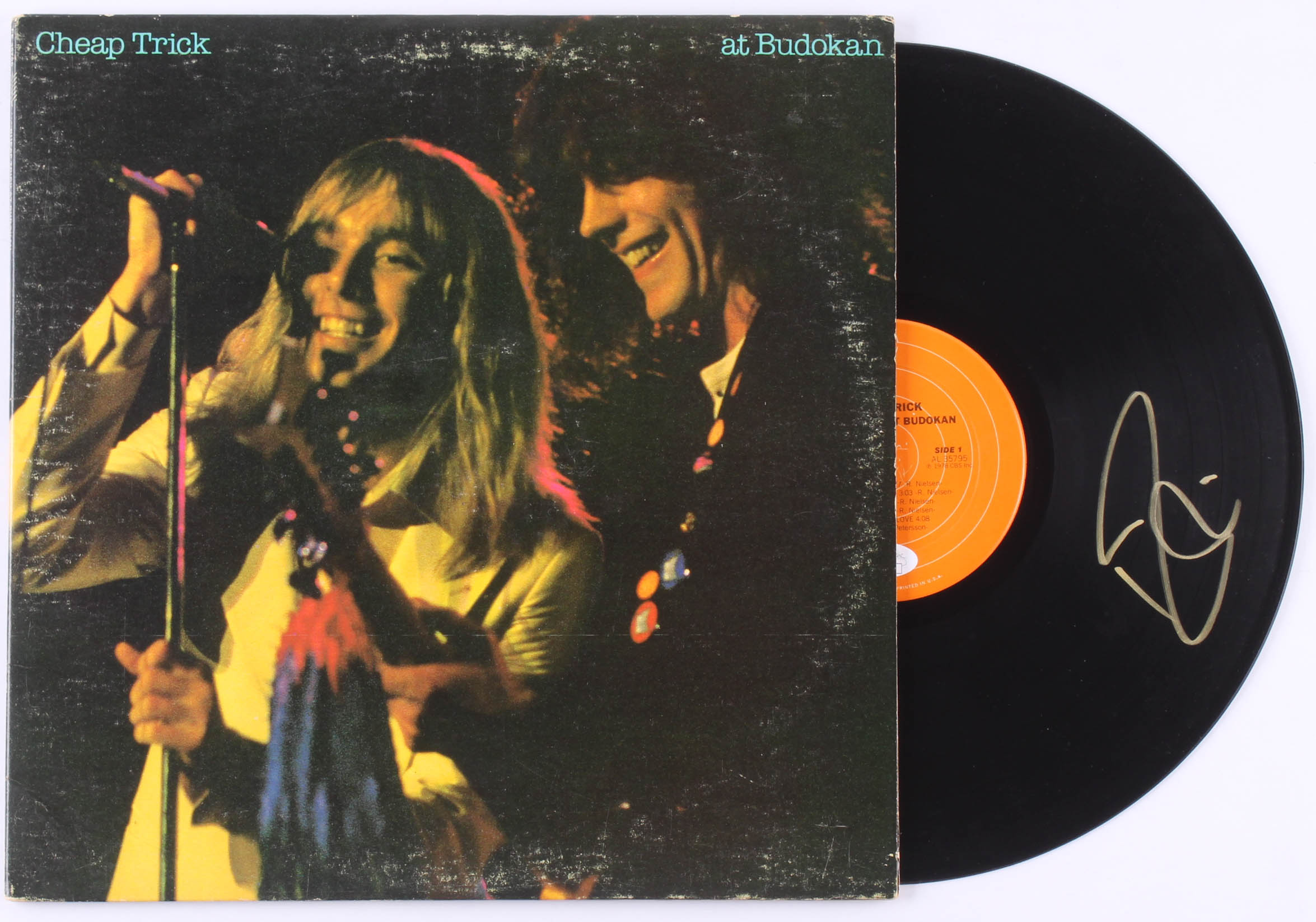 Robin Zander Signed Cheap Trick "Cheap Trick at Budokan" Vinyl Record Album Cover (JSA COA ...