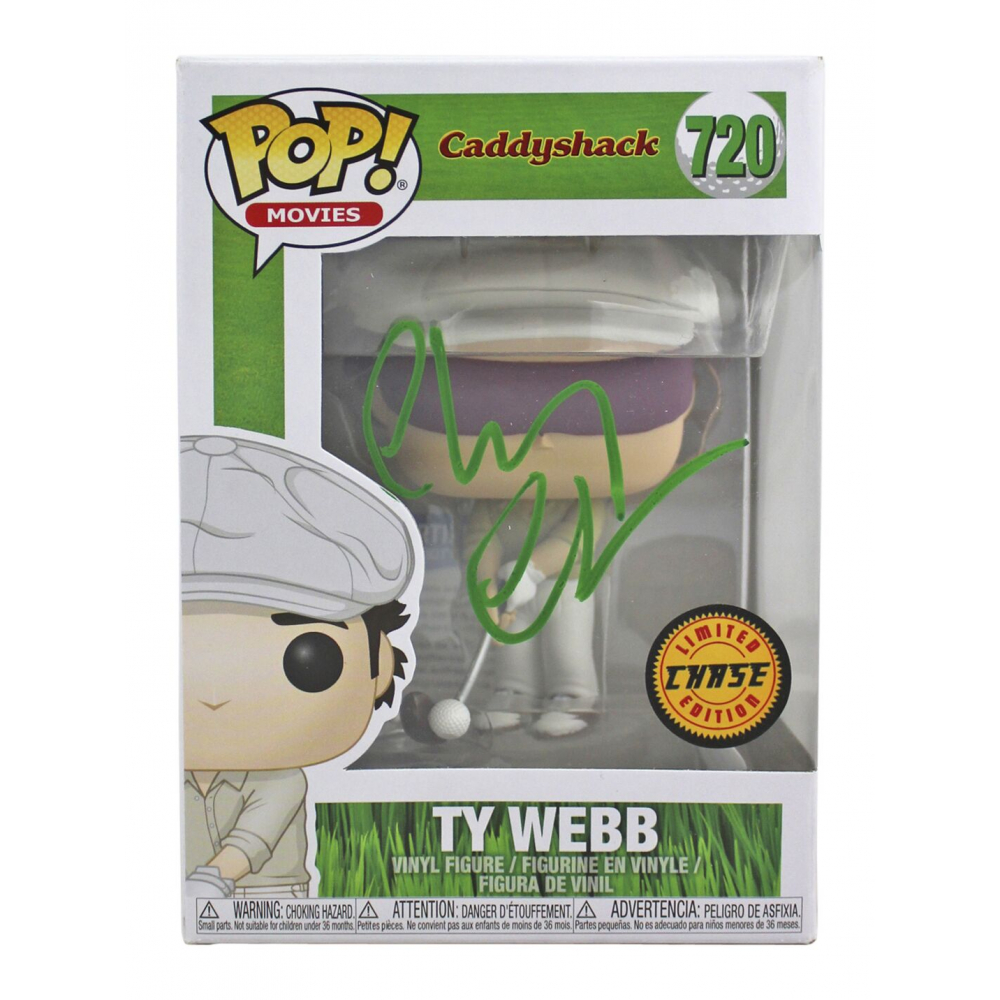 Chevy Chase Signed "Caddyshack" LE #720 Ty Webb Blindfold Variant Funko ...