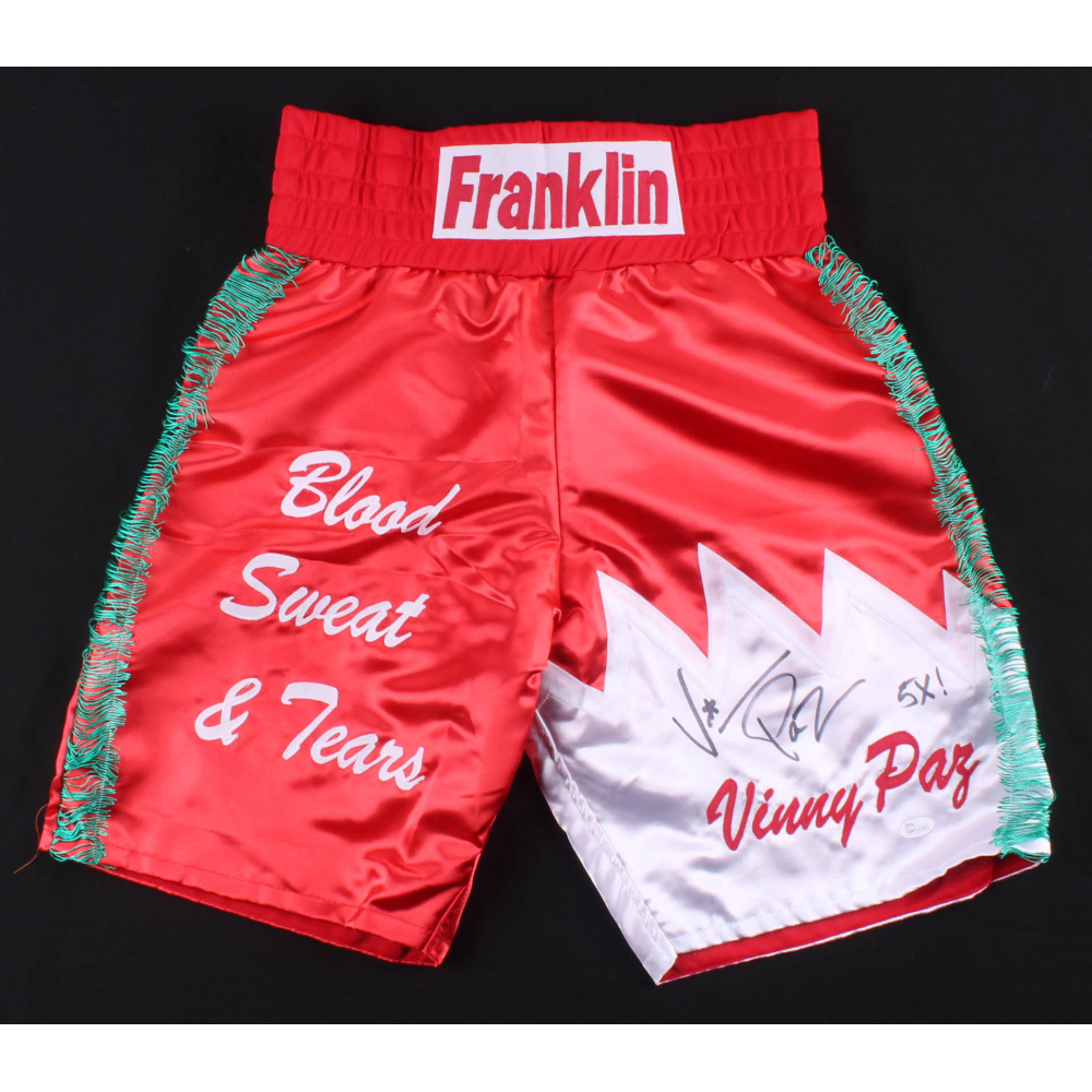 Roberto Duran Signed Boxing Trunks Inscribed "5x1" (JSA COA) | Pristine ...