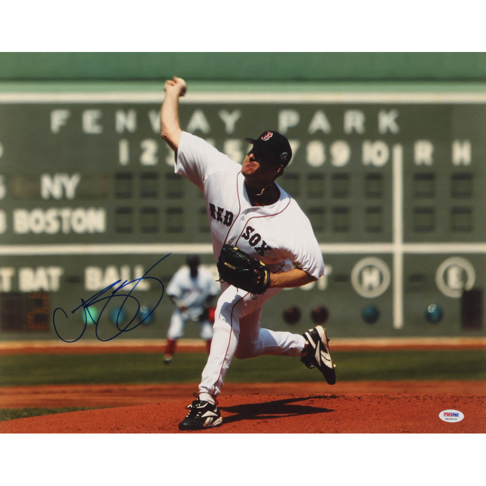 Curt Schilling Signed Red Sox 16x20 Photo (PSA COA) | Pristine Auction