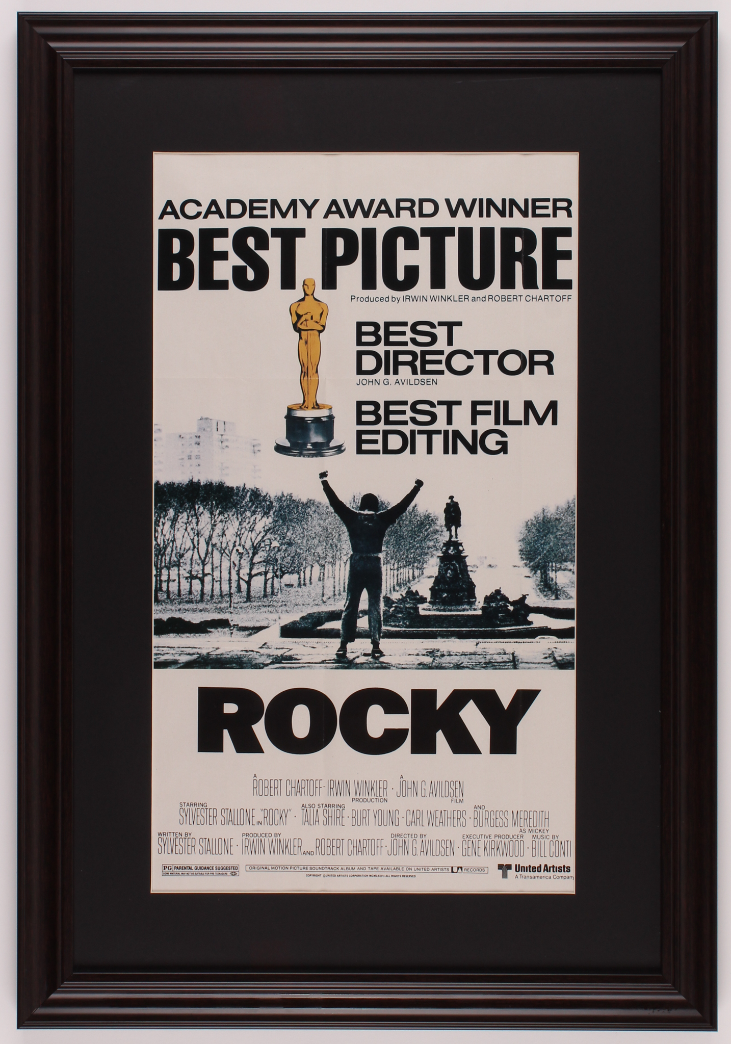 "Rocky" 17.5x25.5 Custom Framed Movie Poster Print Display | Pristine ...