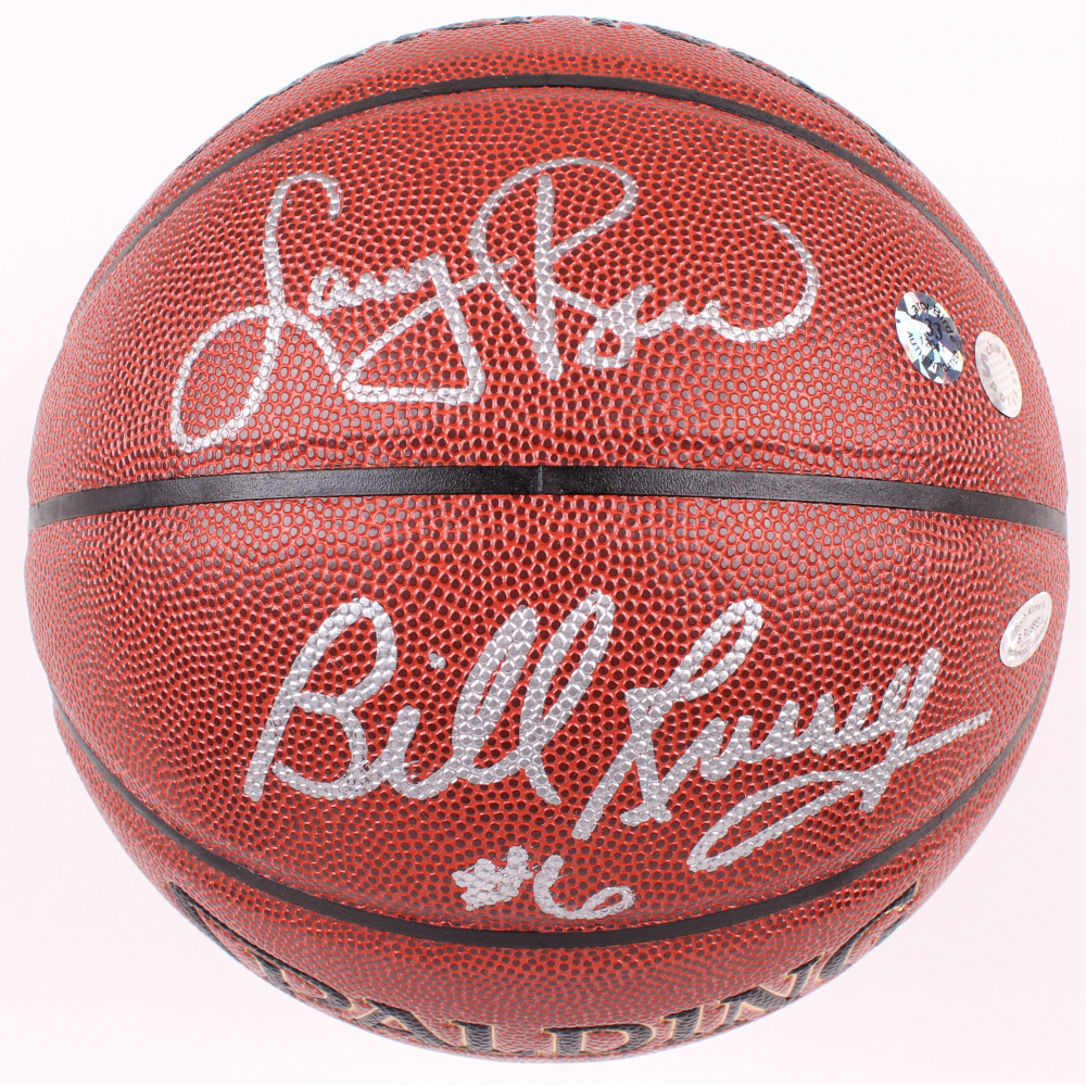 Bill Russell & Larry Bird Signed NBA Basketball (Russell Hologram ...