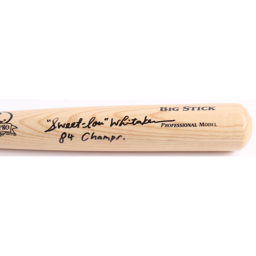 "Sweet Lou" Whitaker Signed Rawlings Adirondack Pro Big Stick Baseball ...