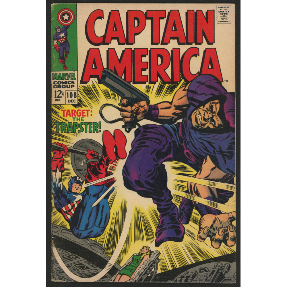 1968 "Captain America" Issue #108 Marvel Comic Book | Pristine Auction