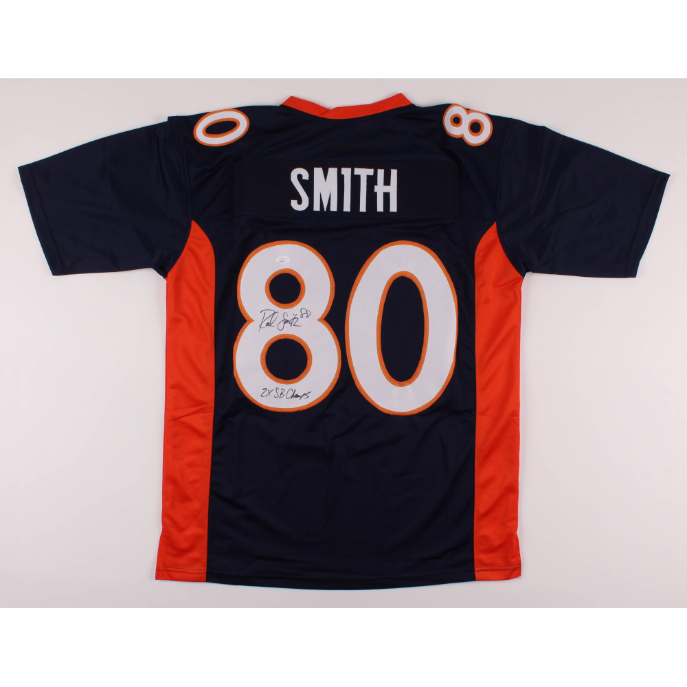 Rod Smith Signed Jersey Inscribed "2x SB Champs" (JSA COA) | Pristine ...