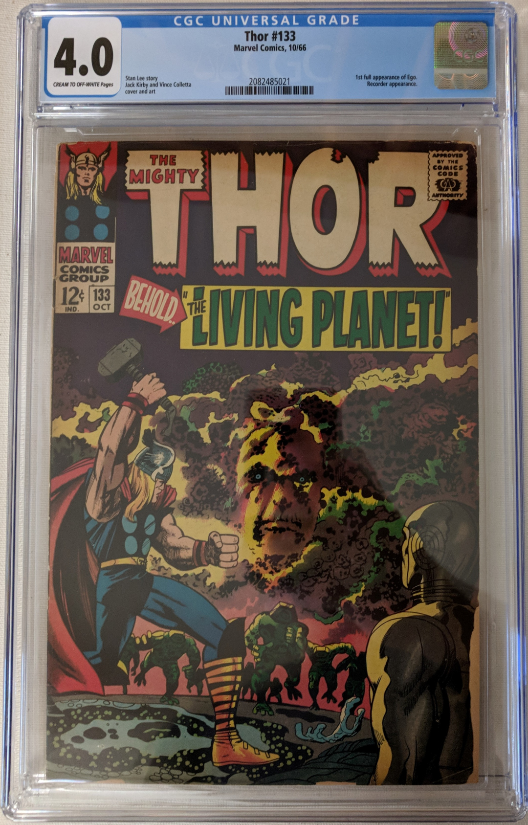 1966 "Thor" Issue #133 Marvel Comic Book (CGC 4.0) | Pristine Auction