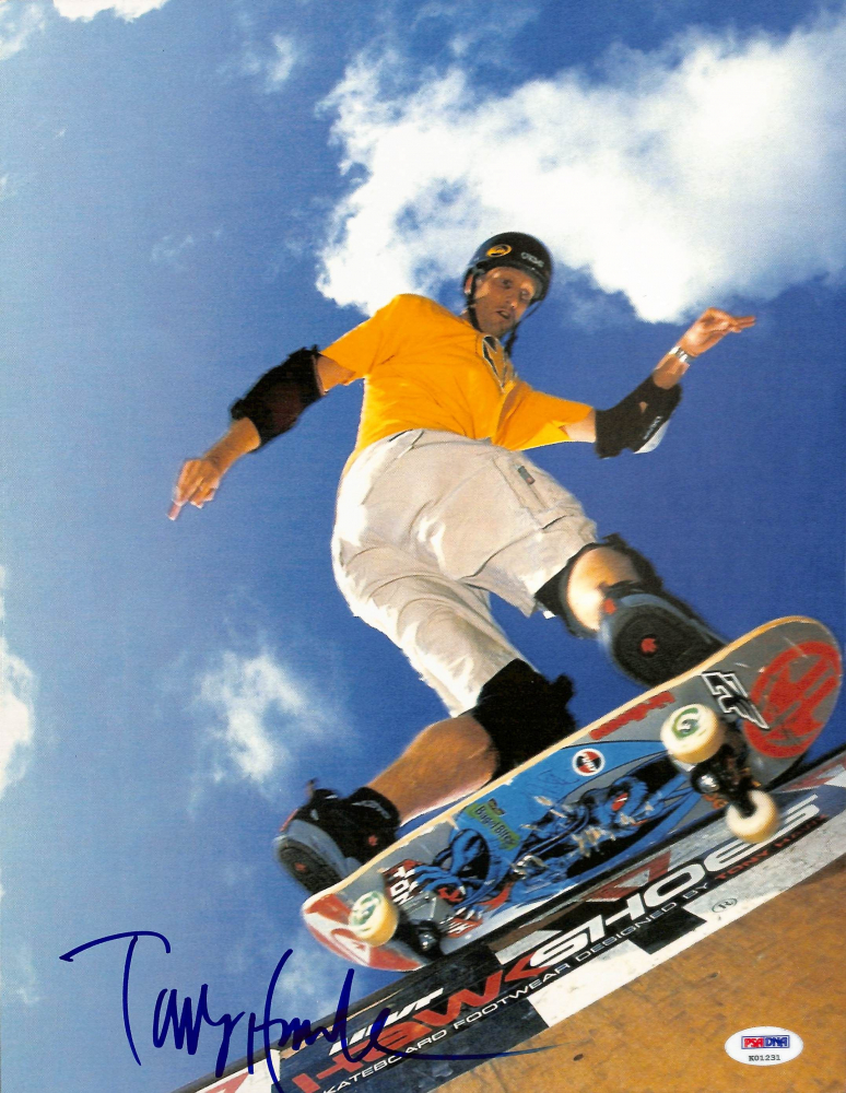 Tony Hawk Signed 11x14 Photo (PSA COA) | Pristine Auction