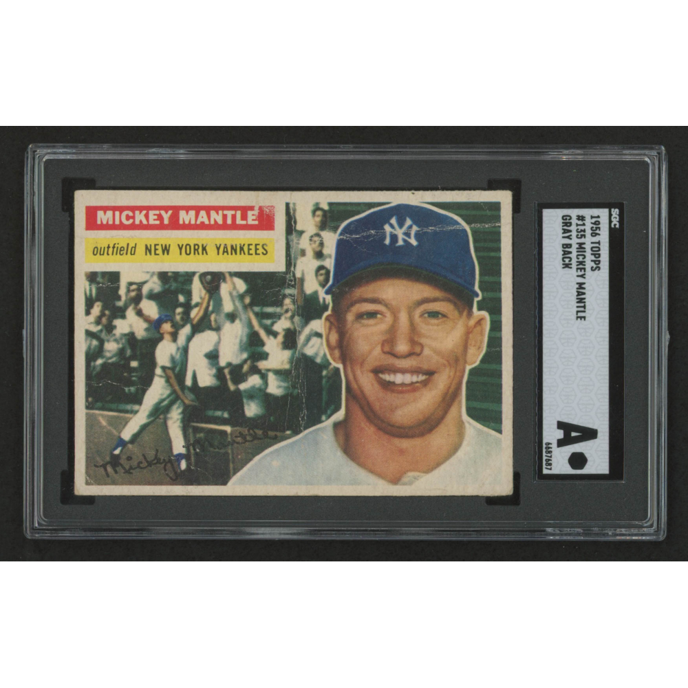 Mickey Mantle 1956 Topps #135 (SGC Authentic) | Pristine Auction