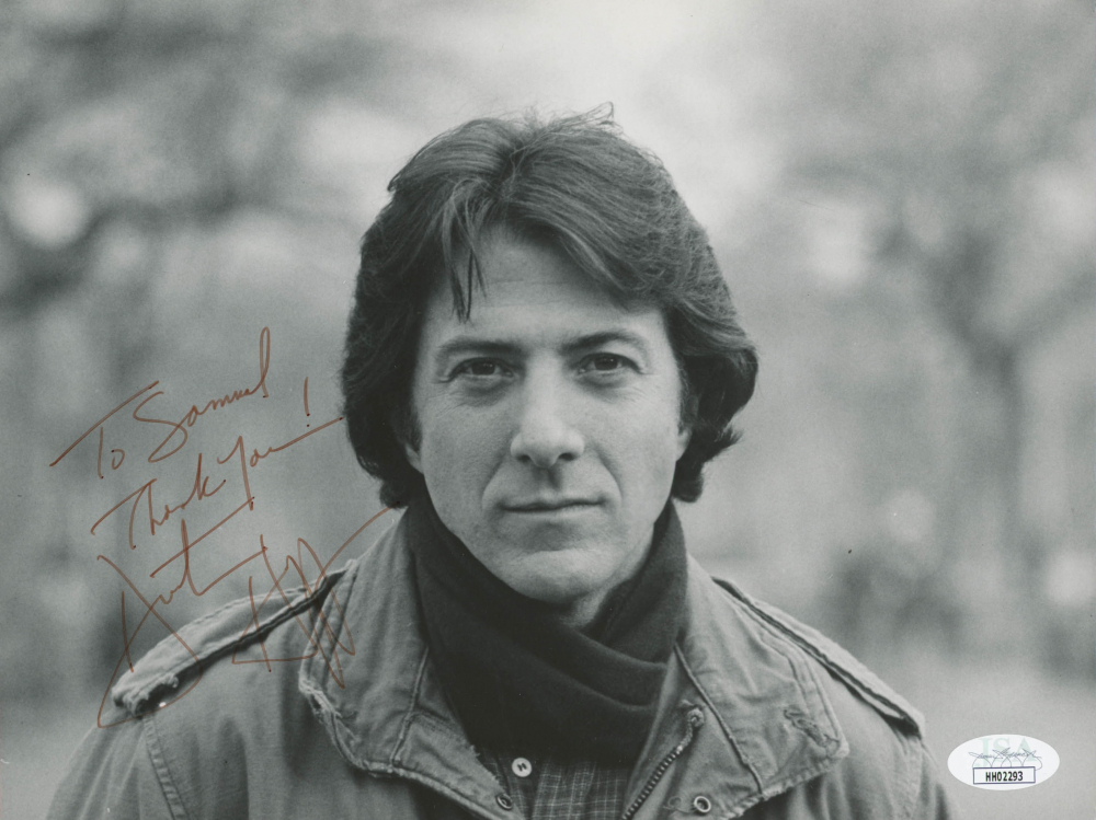 Dustin Hoffman Signed 8x10 Photo Inscribed "Thank You!" (JSA COA ...