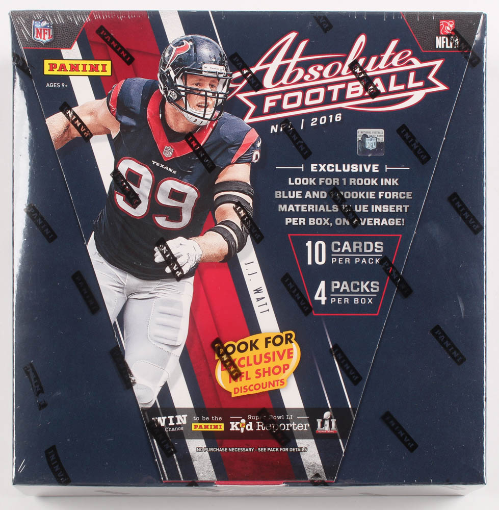 2016 Panini Absolute Football Hobby Box With (4) Packs | Pristine Auction
