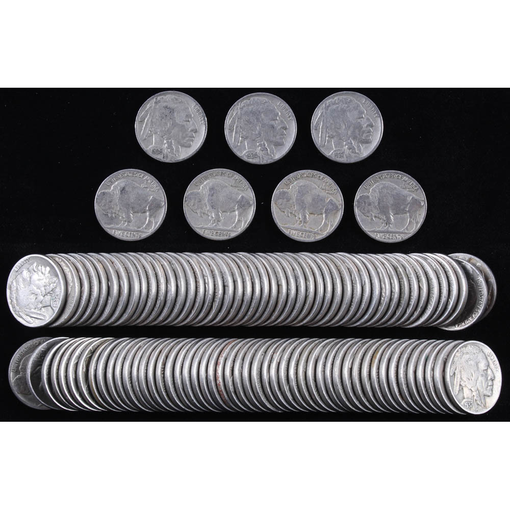 Lot of (100) Buffalo Nickels | Pristine Auction