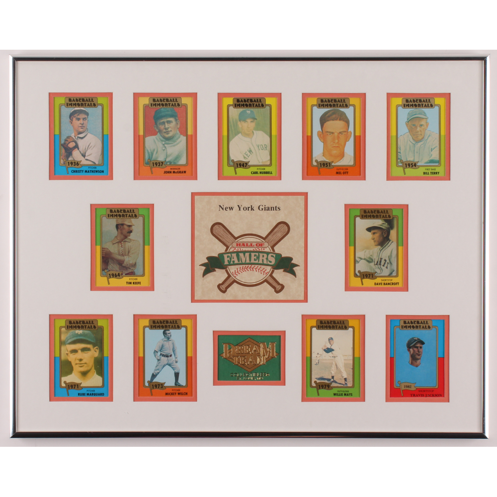 1980 TCMA "Baseball Immortals" 16.25x20.25 Custom Framed Reprint ...