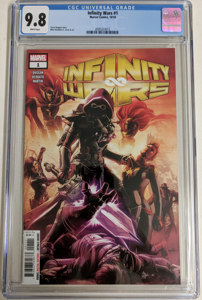 2018 "Infinity Wars" Issue #1 Marvel Comic Book (CGC 9.8) | Pristine ...