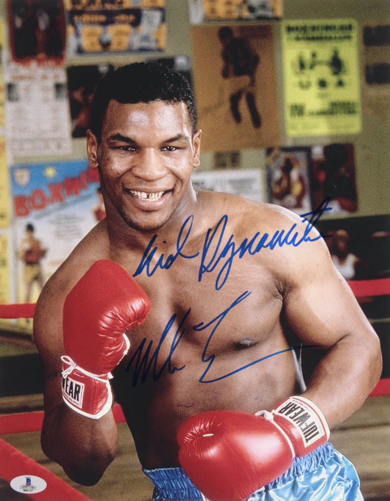 Mike Tyson Signed 11x14 Photo Inscribed "Kid Dynamite" (Beckett COA) | Pristine Auction