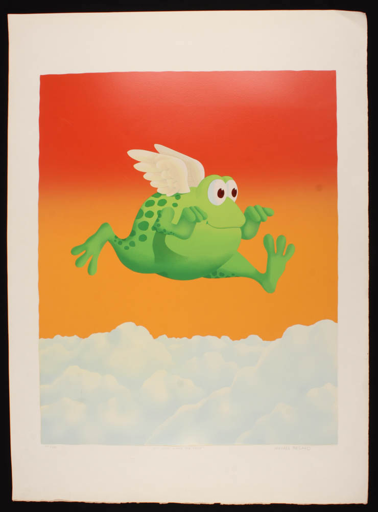 Michael Bedard Signed LE "Low Frog Along The Coast" 30x36 Lithograph ...